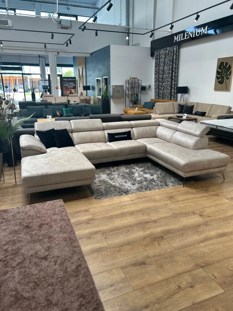 Sedačka na míru Slide ve tvaru U | Milenium sedačky Praha